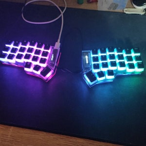 Sofle RGB Choc / Chocolate V2.1 Low Profile Soflekeyboard Split ...