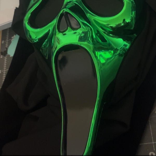 Green Mirror Scream Ghostface Mask - Etsy