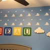 Toy Story Style Wooden Alphabet Blocks. Name Blocks. Personalised ...