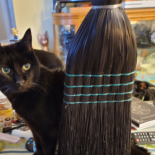 Handmade Black Corn Broom: Meckley Brooms, Old Fashioned Quality - Etsy