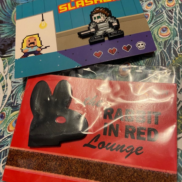 Enamel Pins - MEGA-SLASHERS - 8-bit Style Enamel Pins - Megaman: Jason ...