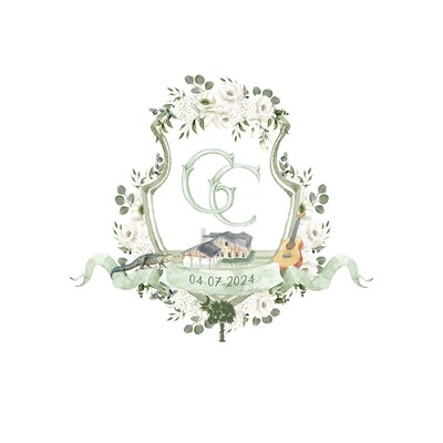 Custom Wedding Crest Custom Crest Wedding Crest Wedding Logo ...