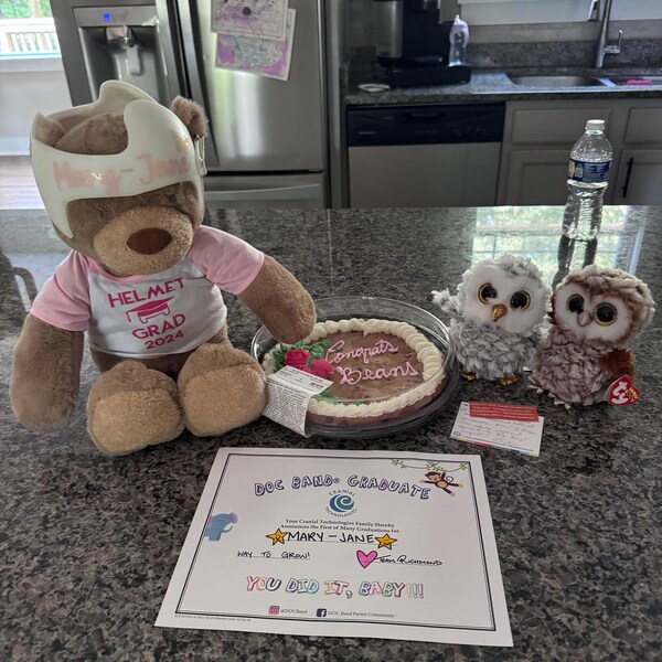 Baby Helmet Cranial Band Bear Graduation Shirt, Doc Band Graduation ...