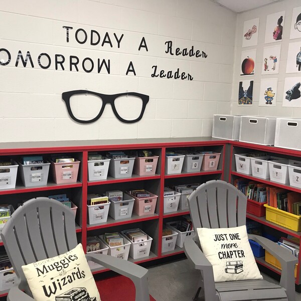 Black/poc MIDDLE School Book Characters - Gallery Wall, Classroom Decor ...