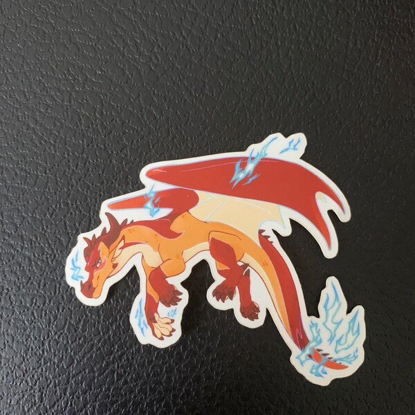 Peril & Whiteout Stickers Wings of Fire Dragons Nightwing, Icewing ...