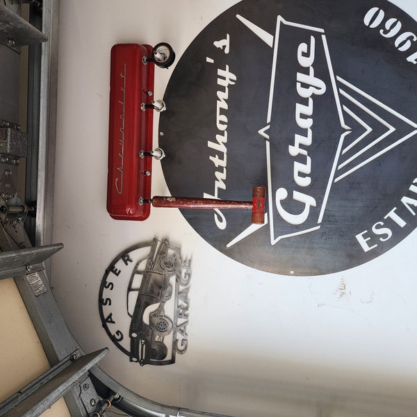 1957 Gasser Garage Metal Art Sign Man Cave Hot Rod Race Car Dragster - Etsy