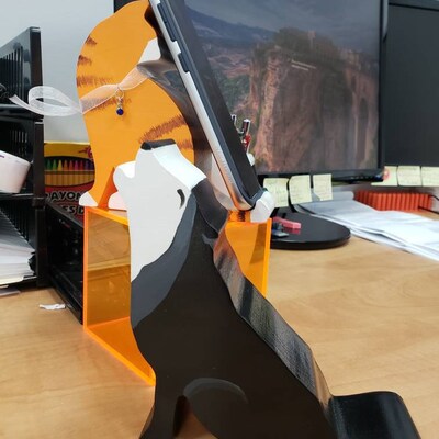 Wolf Cell Phone Stand, Phone Holder, iPad Stand - Etsy