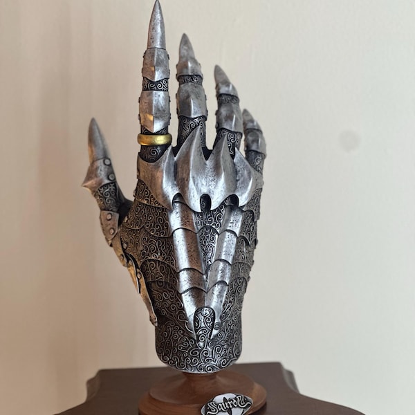 Sauron Gauntlet, Large Hand of Sauron Statue - Etsy
