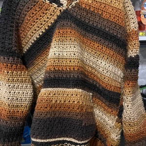 Digital Crochet Pattern the Outlaw Hoodie - Etsy