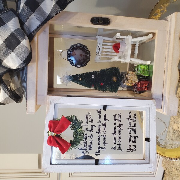 LED LIT Christmas in Heaven Empty Chair Memorial Lantern, Best of 2022 ...