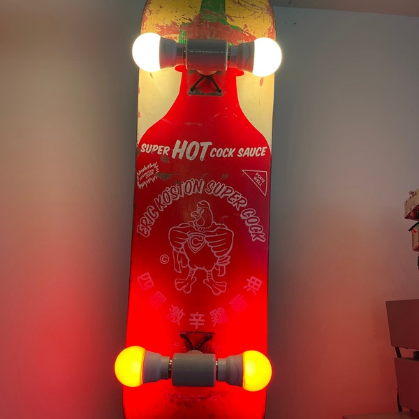 Skateboard Light Kit | DIY | Quattro | Ceiling | Wall Lamp | Gift - Etsy