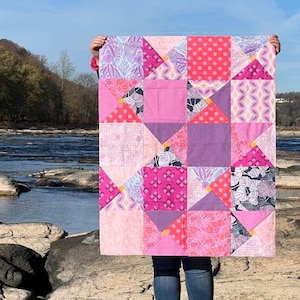 Rojas Modern Quilt PDF Pattern, Instant Download - Etsy