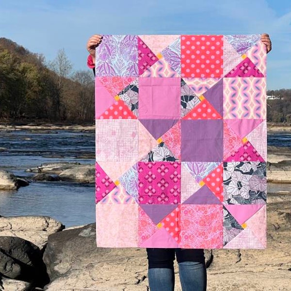 Rojas Modern Quilt PDF Pattern, Instant Download - Etsy