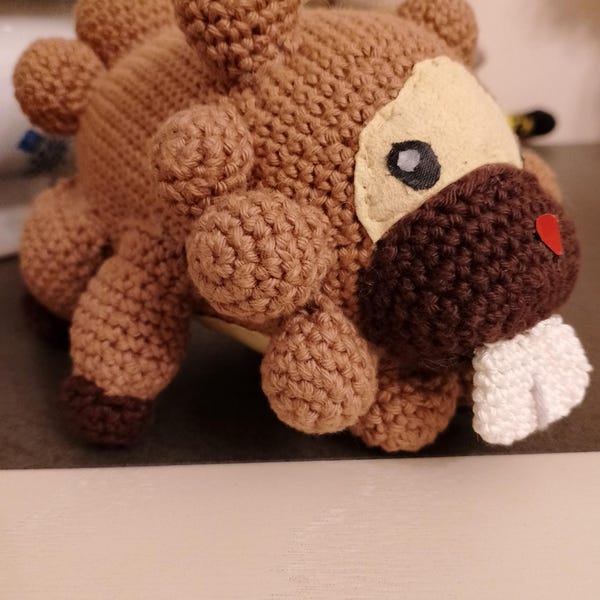 Bidoof Crochet Pattern ~ Amigurumi PDF Patterns ~ ENGLISH Instructions ...