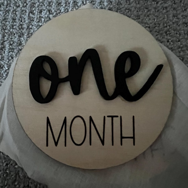 Hello Stat Disc birth Announcement Disc Baby Announcement New Baby Sign ...