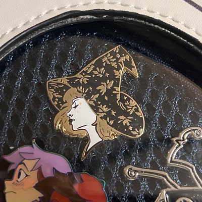 Little Halloween Witch Hard Enamel Pin - Etsy