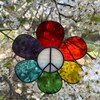 Abstract Sun Stained Glass Suncatcher - Etsy