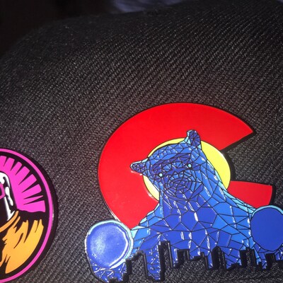 Colorado Convention Center Big Blue Bear Pin - Etsy
