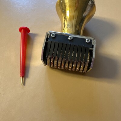 Rotary BRASS Date Stamp Small / Medium / Large - Etsy