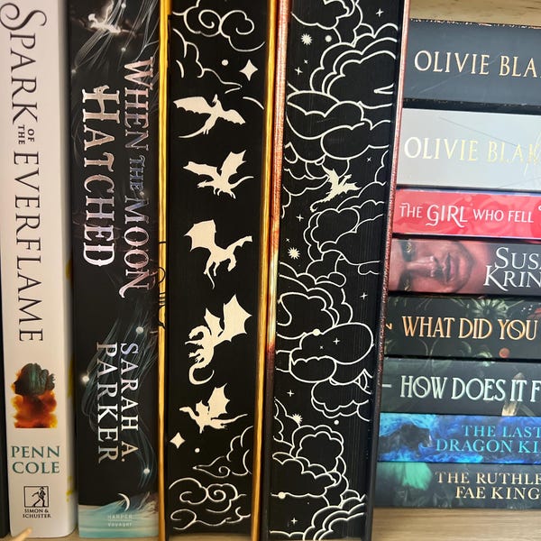 Fourth Wing Sprayed Edges, Hardcover Hand Painted - Etsy