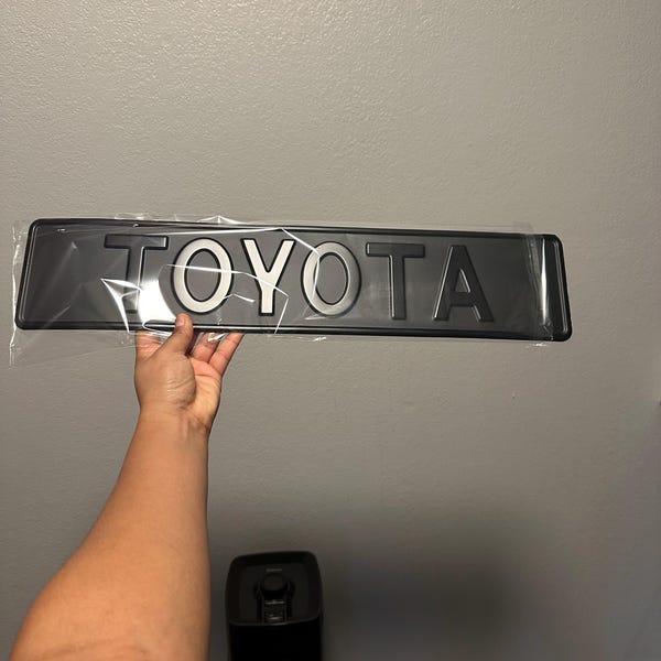 European License Plate Sticker, Euro Sticker BG, 2 Stickers, Black Blue ...