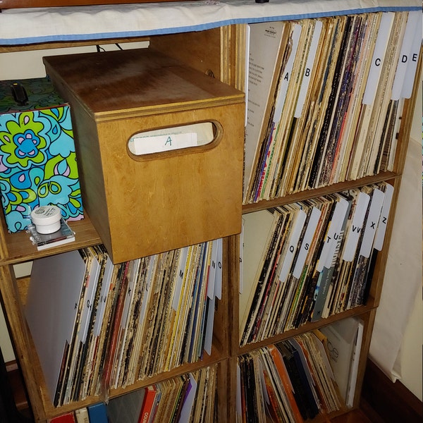 45 RPM (16 1/2" Deep) - Vinyl Record Storage and Display Crate ...