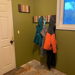 Wall-mounted Organizer. Coat Rack. Multicoloured. light - Etsy