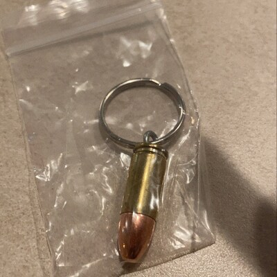 BULLET KEYCHAIN Real 9mm Bullet Key Chain Handmade in USA - Etsy