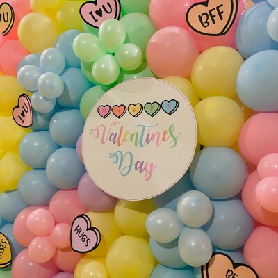 Blank Candy Hearts SVG Files Valentines Day SVG Candy Hearts Bundle ...