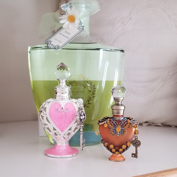 Key to My Heart, Key Charmed, Empty, Perfume Bottle, 12ml - Etsy