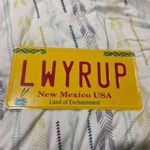 2 Fast 2 Furious Romes Eclipse H8TR Metal Stamped Replica Prop License ...