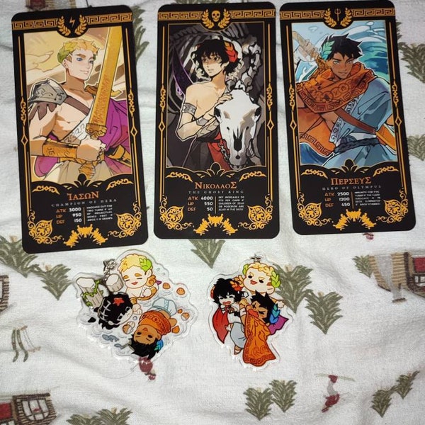 Percy Jackson - Mythomagic Cards and Charms - Etsy