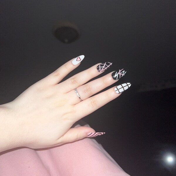 Stray Kids Maxident Inspired Press-on Gel Nails - Made by ...