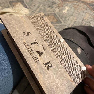 Wine List Menu Cover Wooden Bar Menu Menu Menu Cover - Etsy