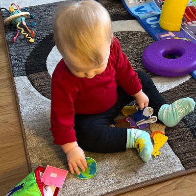 Fun All Year Quiet Book by My Growing Season Months Holidays Seasons ...