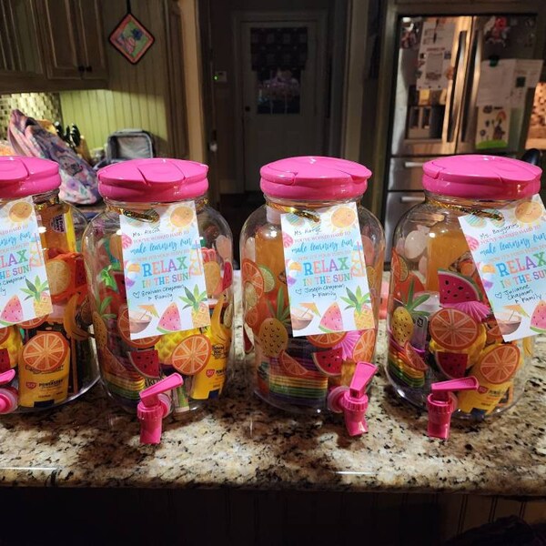 Summer Teacher Appreciation Gift Tag End of School Year Tag Your Turn ...