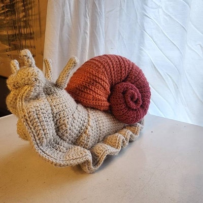 Add-on Round Snail Shell for Giant and Medium Snails Crochet Pattern by ...