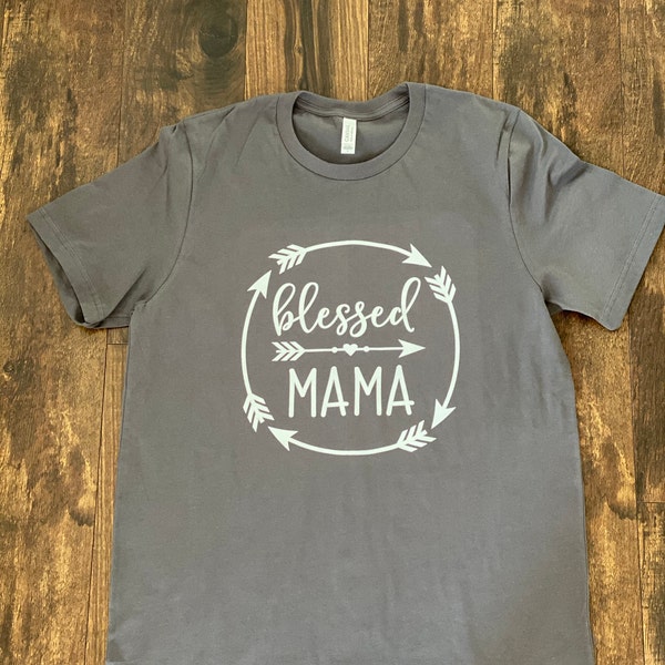 Blessed Mama Screen Print Transfer - Plastisol Transfer - Heat Press ...