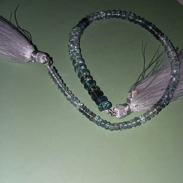 Moss Aquamarine Tumble Shape Faceted Nugget Beads 9x12.mm Approx 8 ...