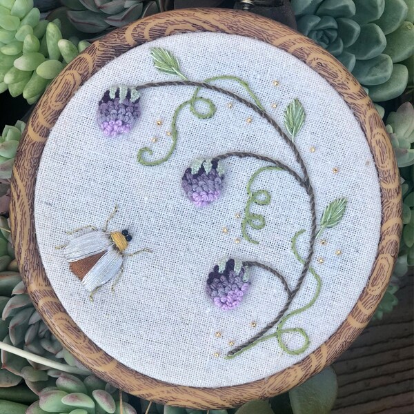 Three Berries Stumpwork Pattern - Etsy