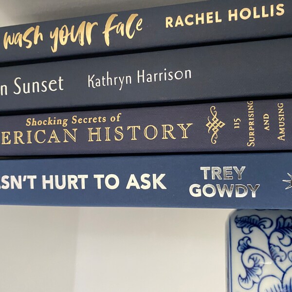 Modern Terracotta Books, Interior Decorator Books Set in Burnt Orange ...