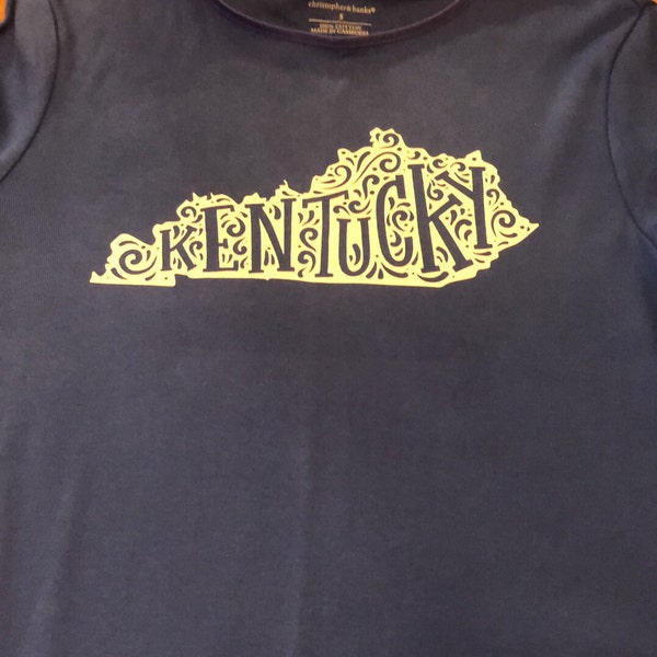 Kentucky State Svg, Kentucky Map Svg, Us State Svg, Outline, Decal, Png ...