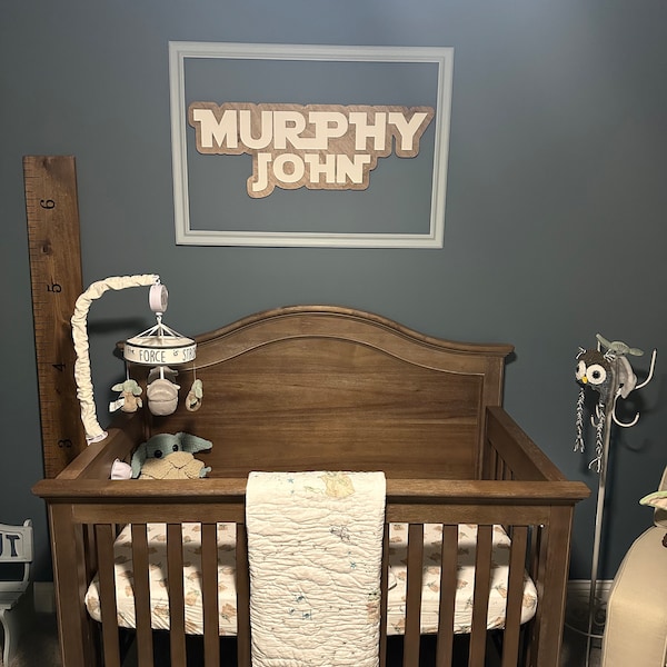 Custom Wooden Outline Name Sign - Etsy