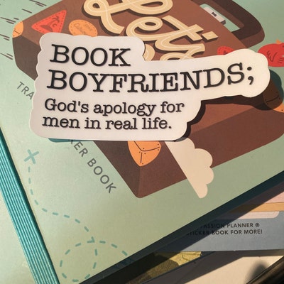 Book Boyfriends Waterproof Sticker - Etsy