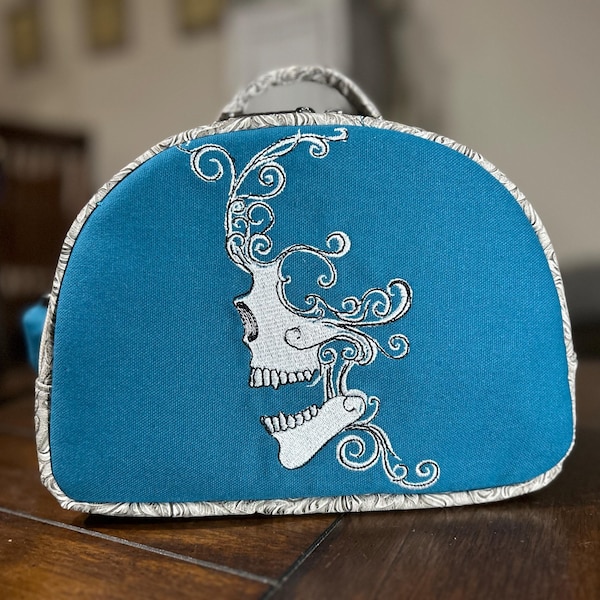 Skull and Rose Embroidery Bundle – Edgy Patch Designs – 4x4 Hoop ...