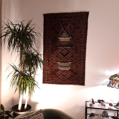 4x6 Ft Vintage Moroccan Kilim,sabra Kilim,flatweave Kilim,handmade ...