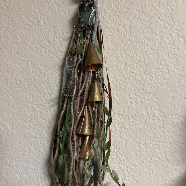 Witch Bells (fairy Themed), Protection Bells With Crystals, Magic Home ...