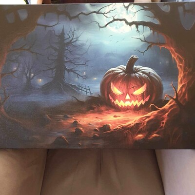 Bob Ross Oil Painting Nature Landscape Wall Art Mountain at Night ...