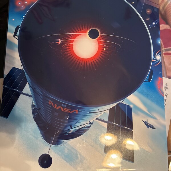 Titan: NASA Poster Space Tourism Exoplanet Poster Series Space Travel ...