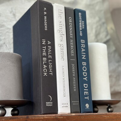 Blue and White Books Coastal Books Beach Books Decorative Books Staging ...
